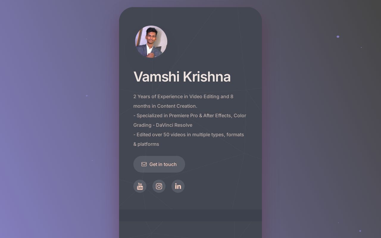 Vamshi Krishna Portfolio